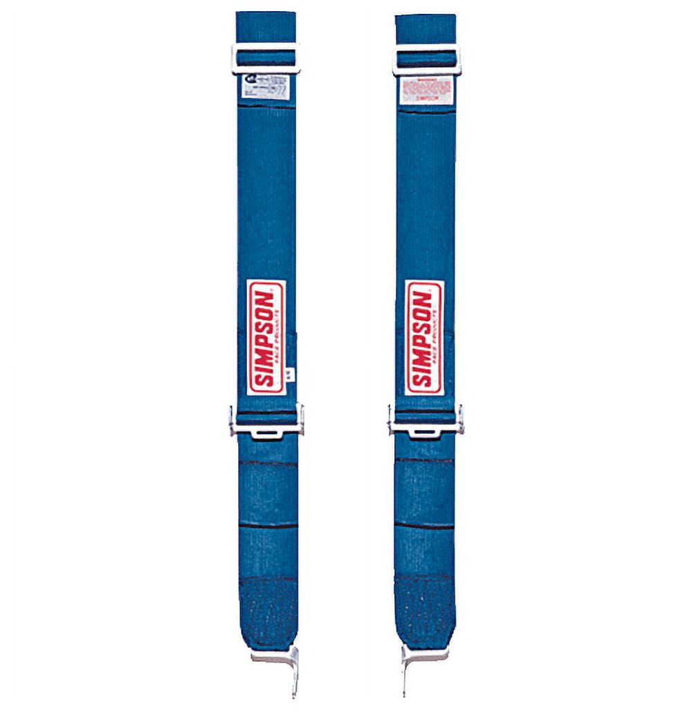 Simpson Racing 30010BL Shoulder Harness (Individual) - Latch - SFI 38.1 ...