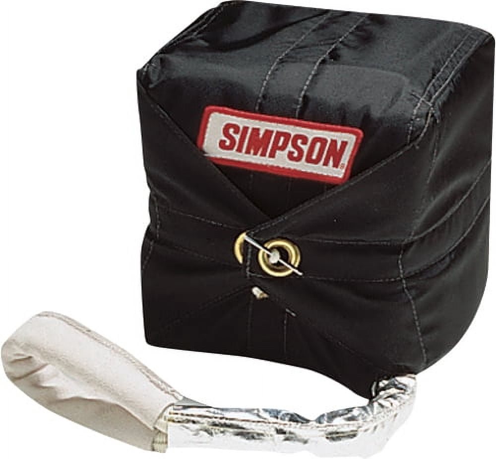 Simpson Racing 42020BK Skyjacker Drag Parachute 10 Foot Black Each ...
