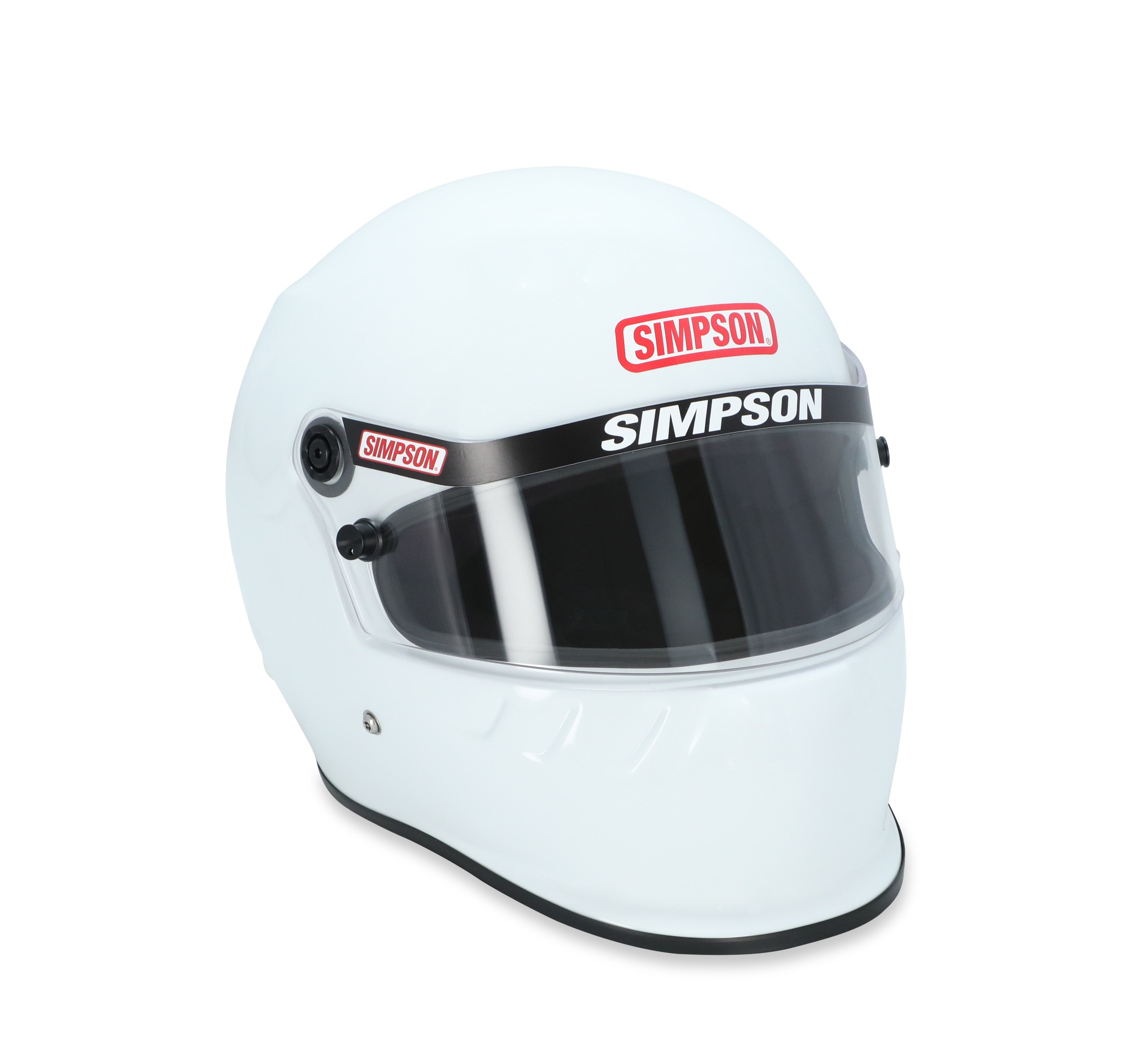 Simpson Racing 7950031 SD1 Dirt Track Helmet - Snell SA2020 - White ...