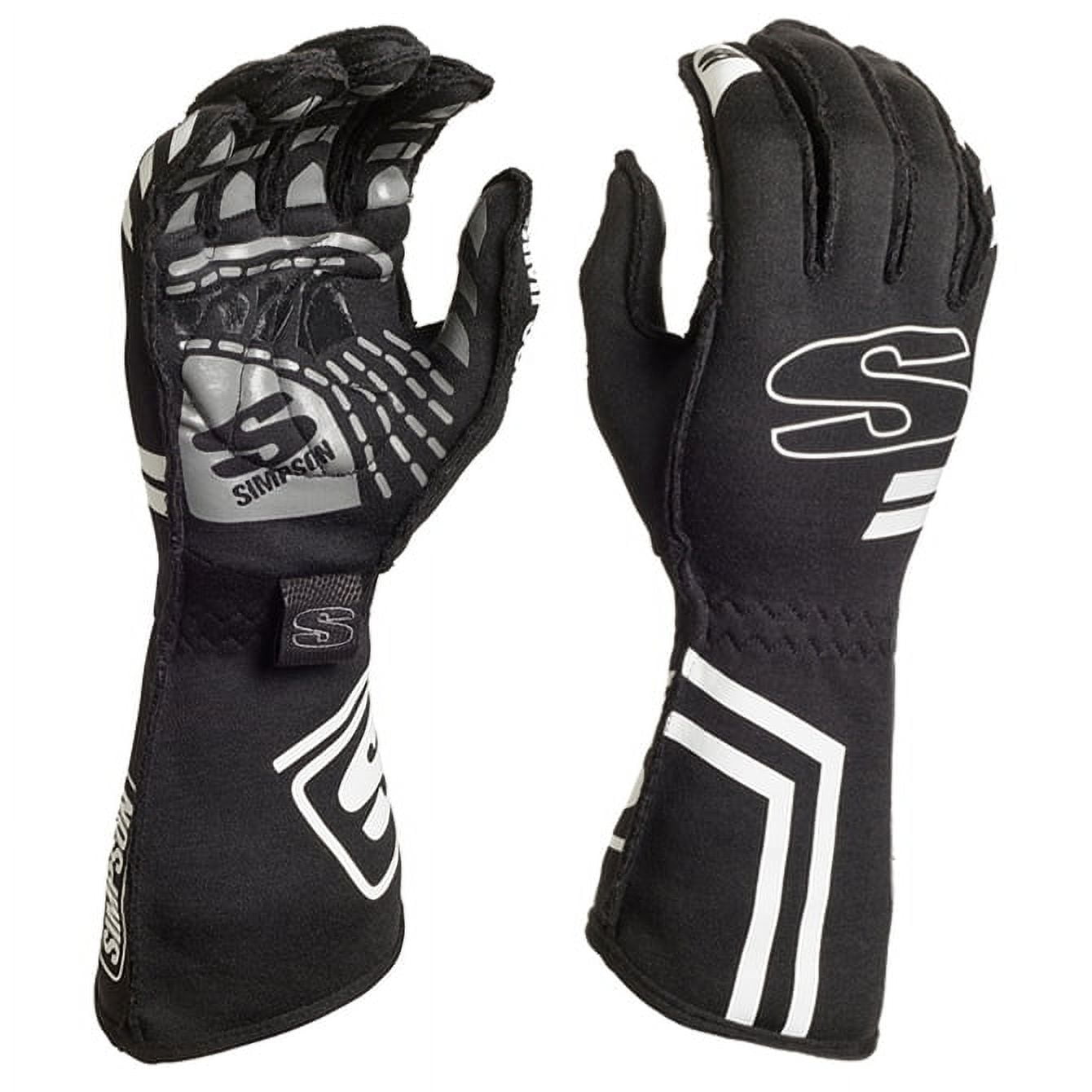 Simpson Racing ESZK ESSE Racing Gloves Adult XXL Black Pair - Walmart.com