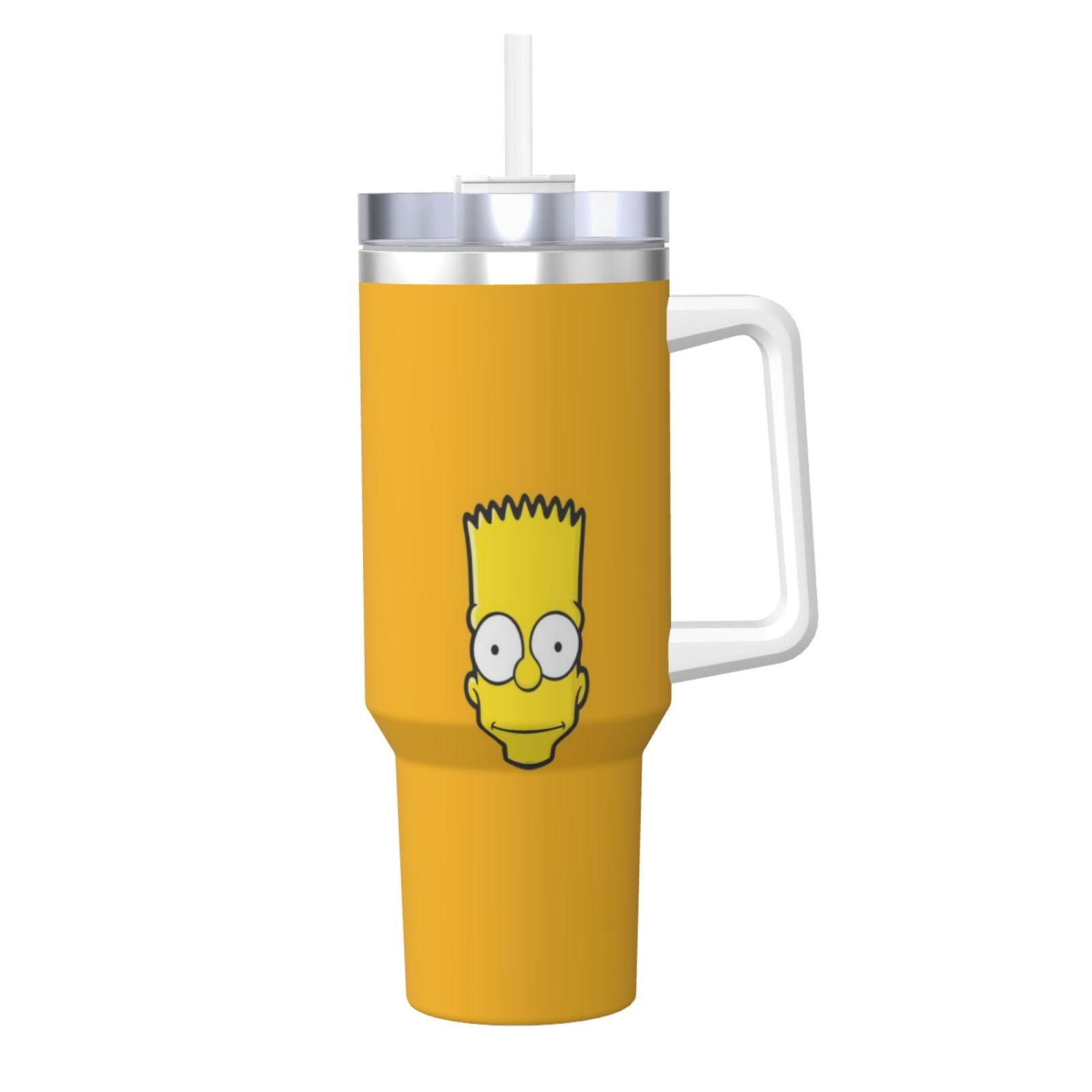 Simpson_S Simp_Sons Insulated Tumbler 40 Oz With Handle And Straw Lid ...