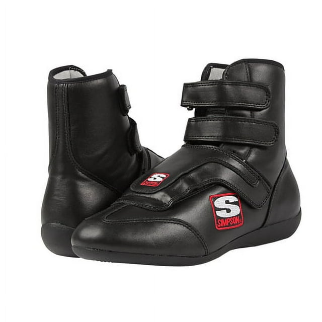 Simpson SP105BK Stealth Racing Shoe, SFI 3.3/5 Black 10.5 - Walmart.com