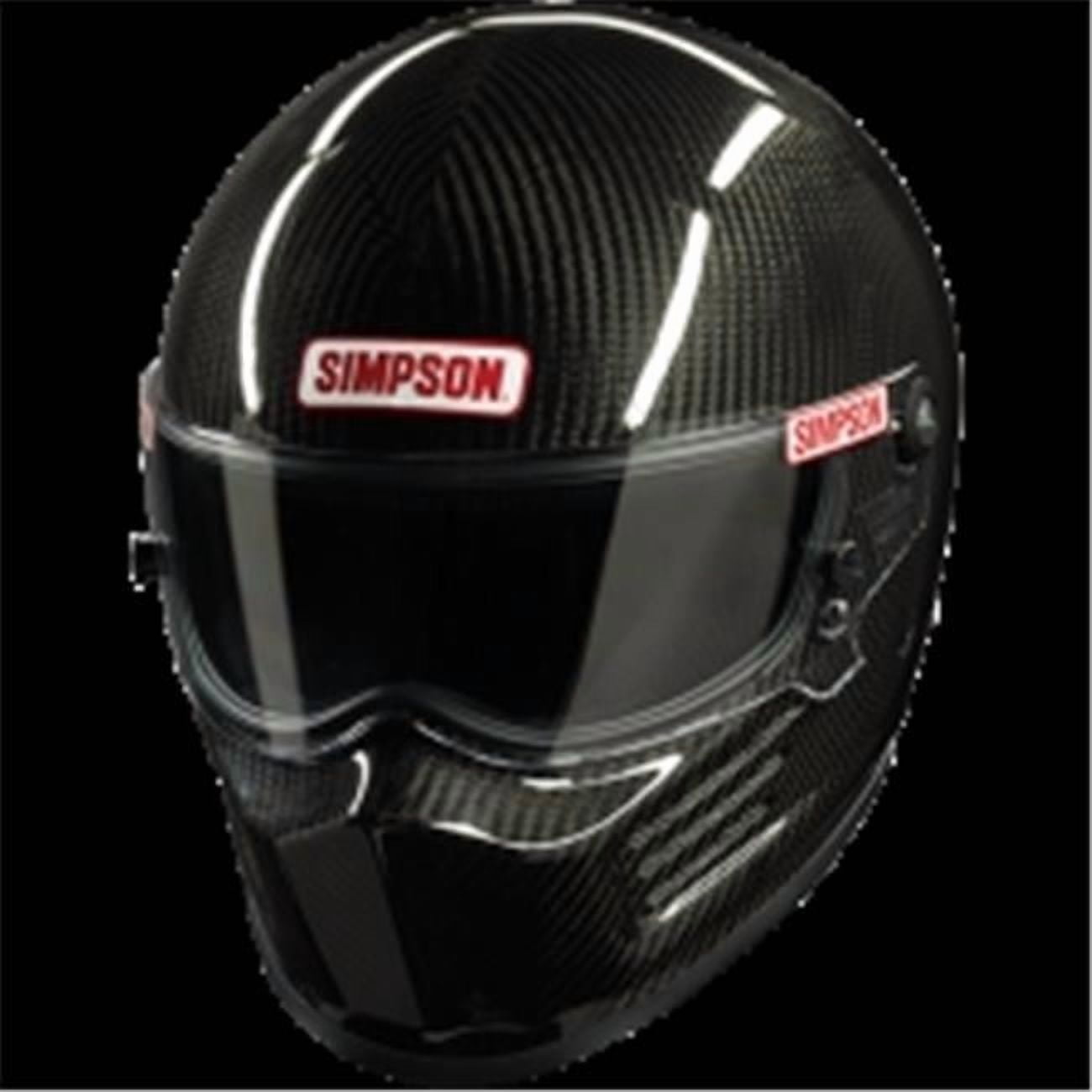Simpson Safety SIM720004C Helmet Bandit Carbon Fiber SA2020, Black ...