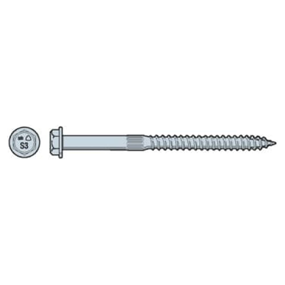 Simpson Screws SDS25212SS-R25 1/4"x2-1/2" 316 SS Screw,25PK - Walmart.com