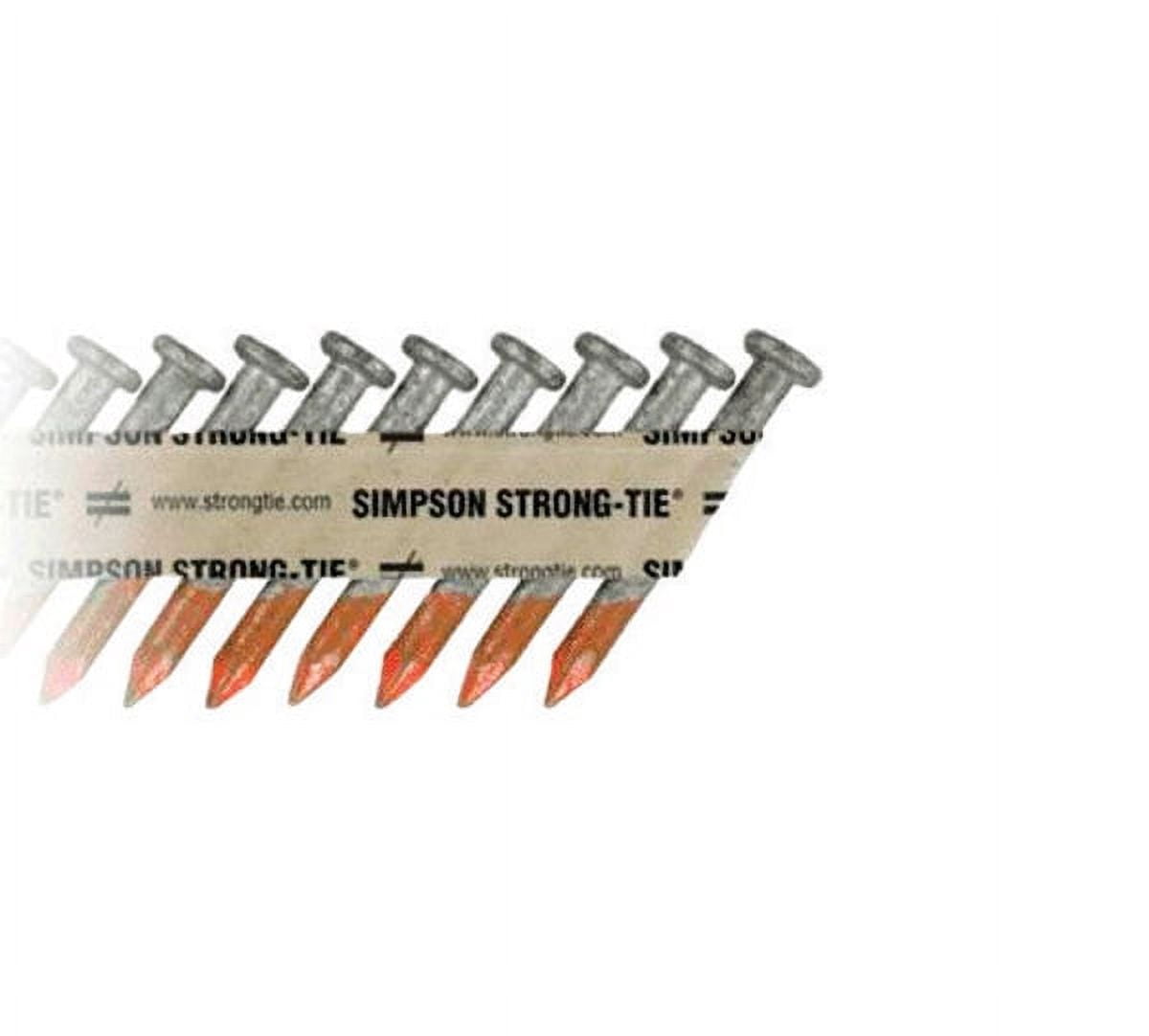Simpson Strong-Tie 1-1/2 in. Connector Hot Dipped Galvanized Steel Nail ...