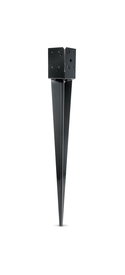 Simpson Strong-Tie E-Z Spike Steel Black Powder-Coated Fence Post Spike ...