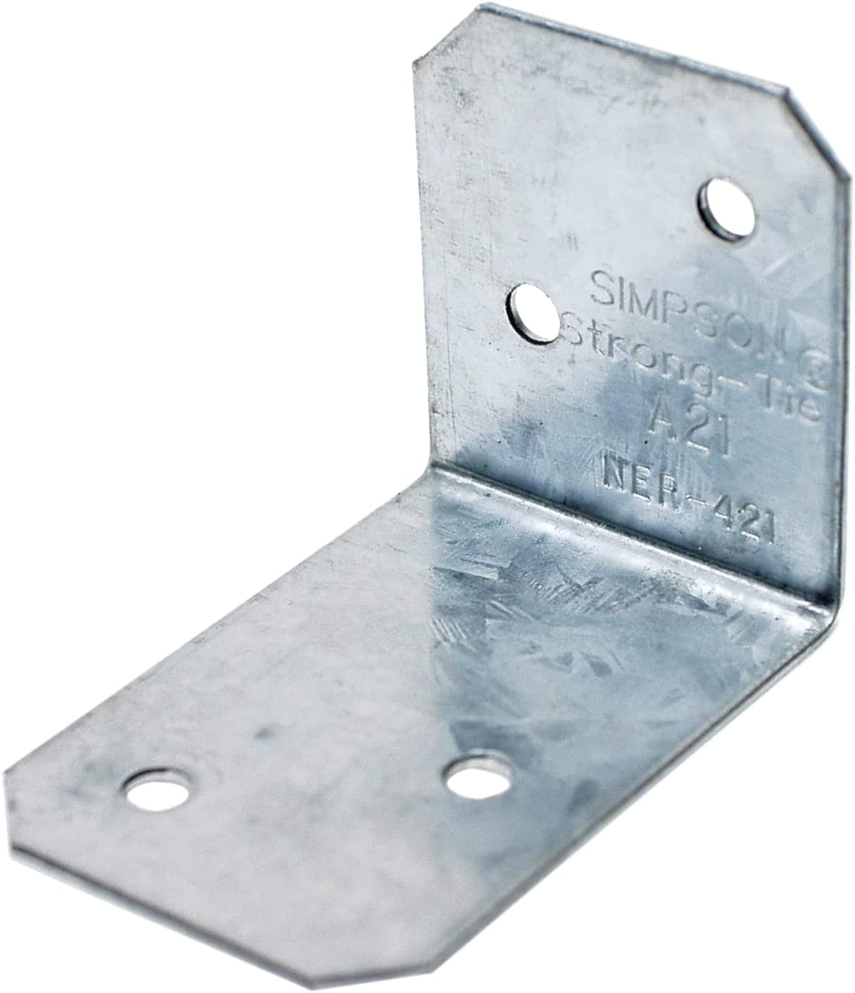 Simpson Strong-Tie A21 2 in. x 1-1/2 in. x 1-3/8 in. Galvanized Angle ...