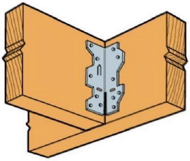 Simpson Strong-Tie A35 1-7/16 in. x 4-1/2 in. Galvanized Framing Angle ...