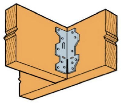 Simpson Strong-Tie A35 1-7/16 in. x 4-1/2 in. Galvanized Framing Angle ...