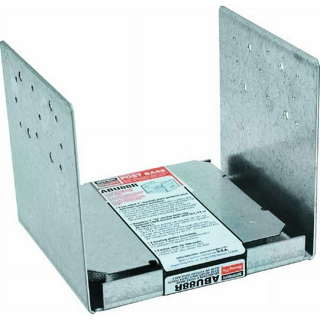 Simpson Strong Tie ABU88R 8-Inch by 8-Inch Standoff Post Base for Rough ...