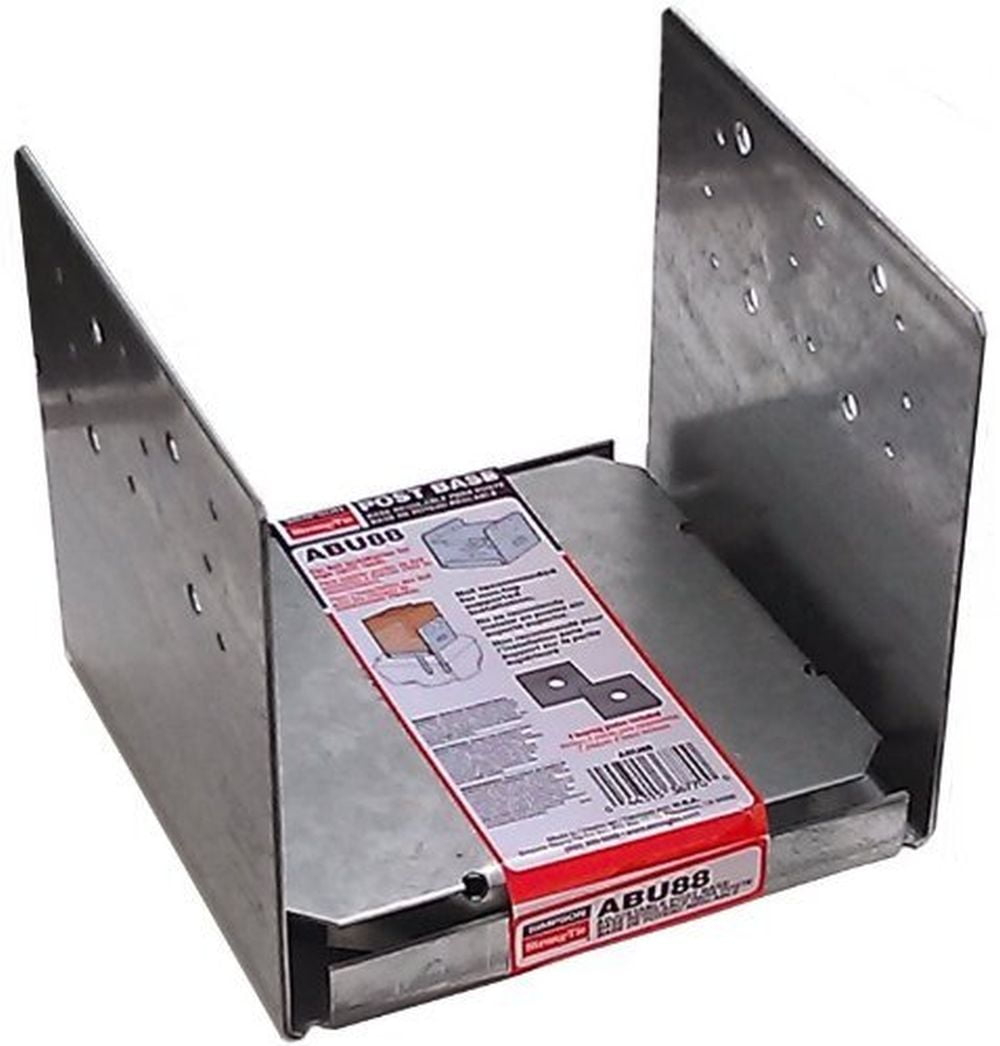 Simpson Strong Tie ABU88Z ZMAX Galvanized 14-Gauge 8x8 Adjustable Post ...