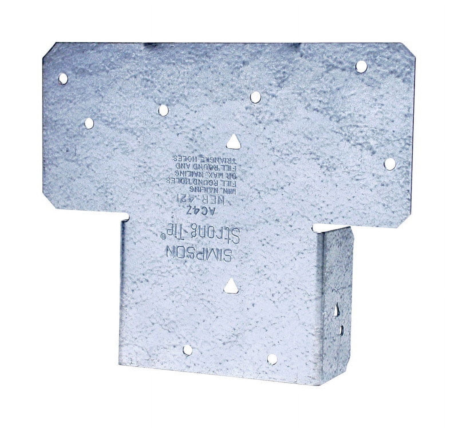 Simpson Strong Tie AC4Z ZMAX Galvanized 18-Gauge 4-Inch Adjustable Post ...