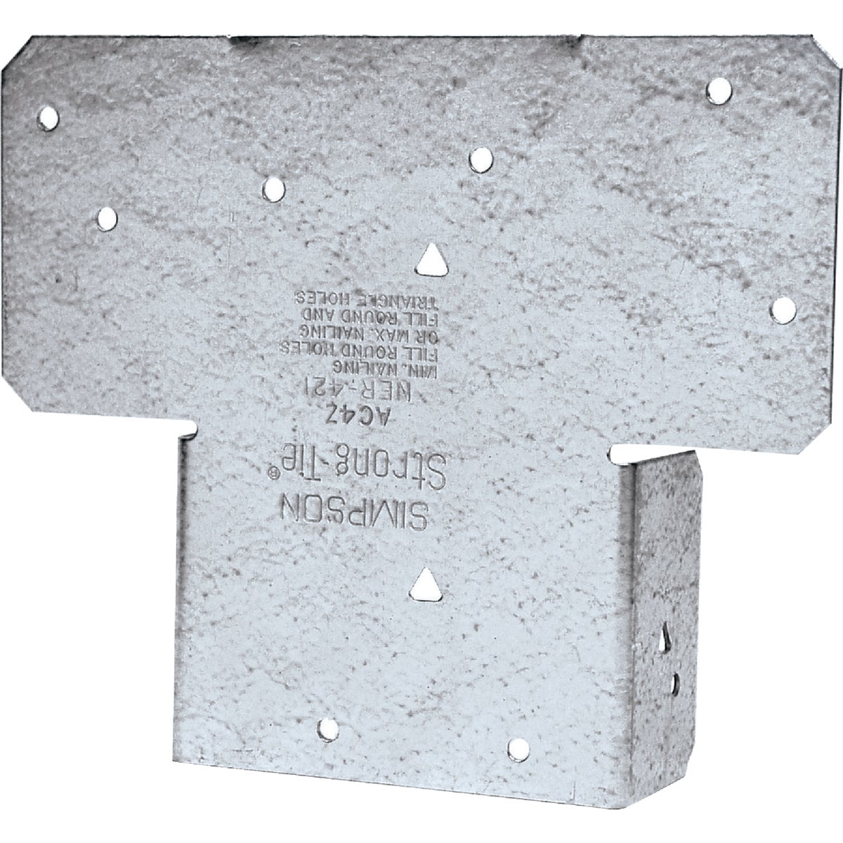 Simpson Strong-Tie Simpson Strong Tie AC4Z ZMAX Galvanized 18-Gauge 4X ...