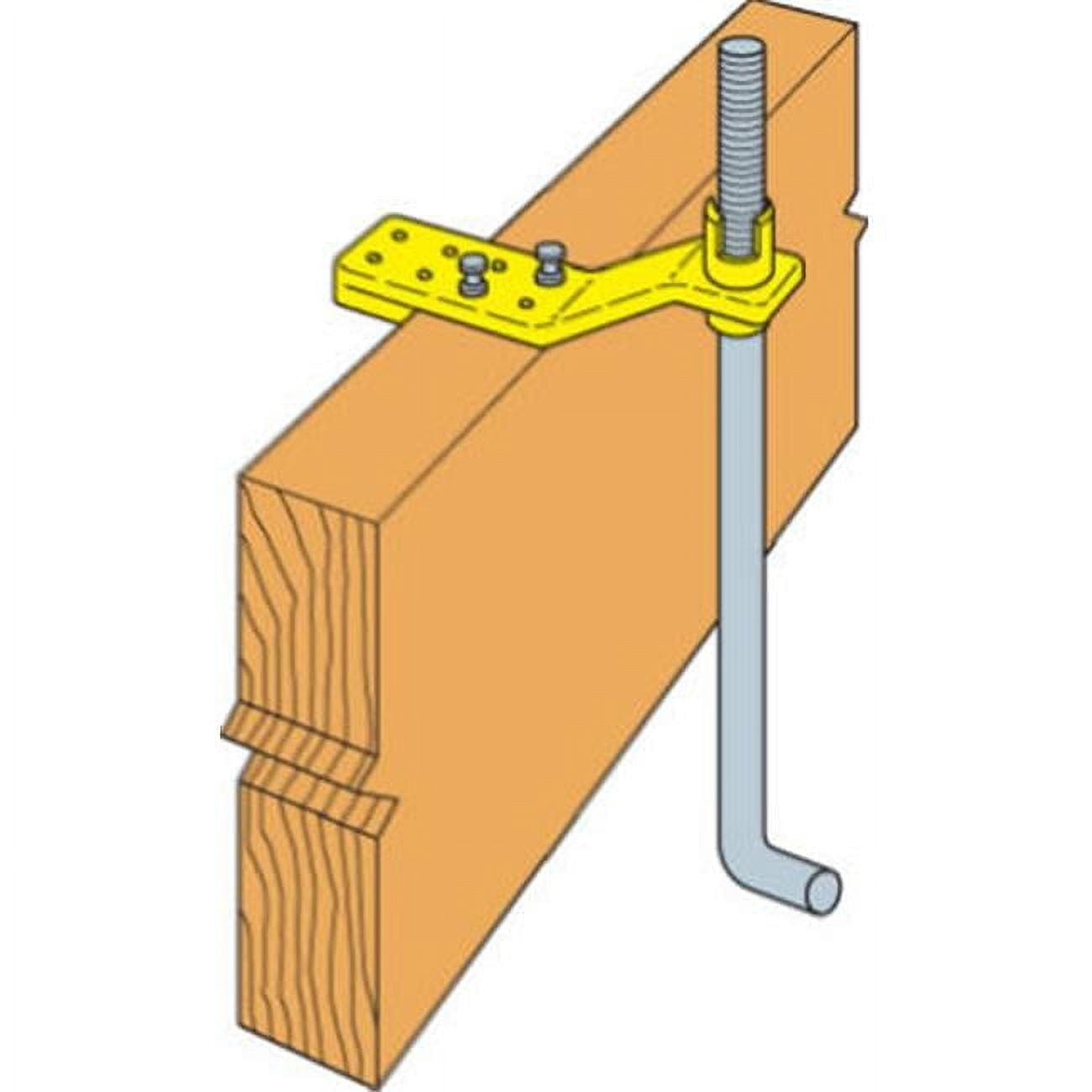 Simpson Strong-Tie AM 1/2-1/2" Dia. Anchor Bolt Holder Yellow, 100ct ...