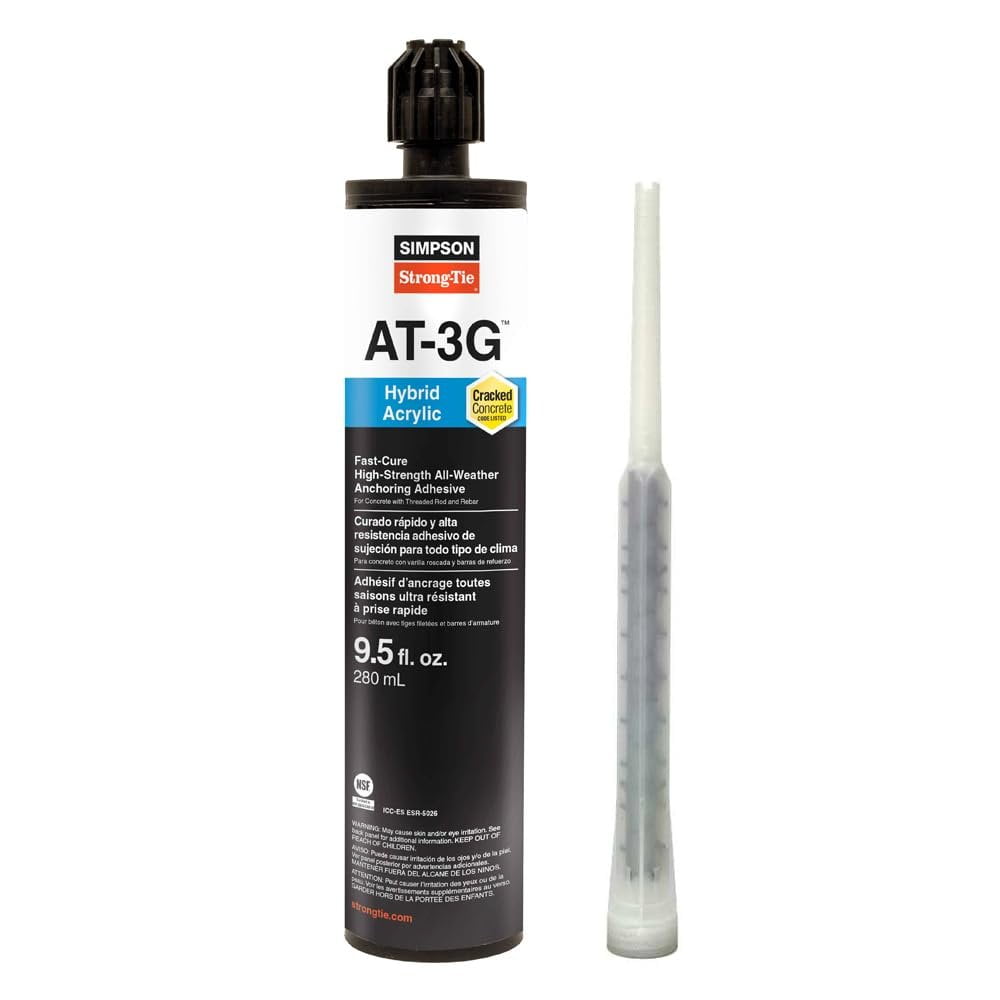 Simpson Strong-Tie AT3G10 - High-Strength Hybrid Acrylic Adhesive, 10oz ...