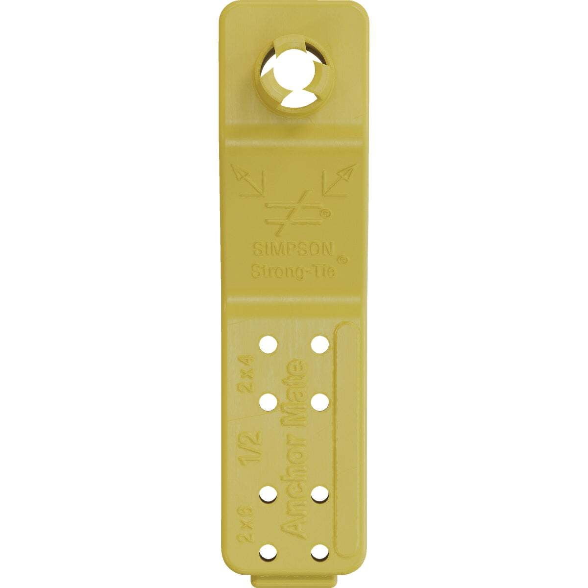 Simpson Strong-Tie AnchorMate 1/2 In. Dia. Yellow Anchor Bolt Holder ...
