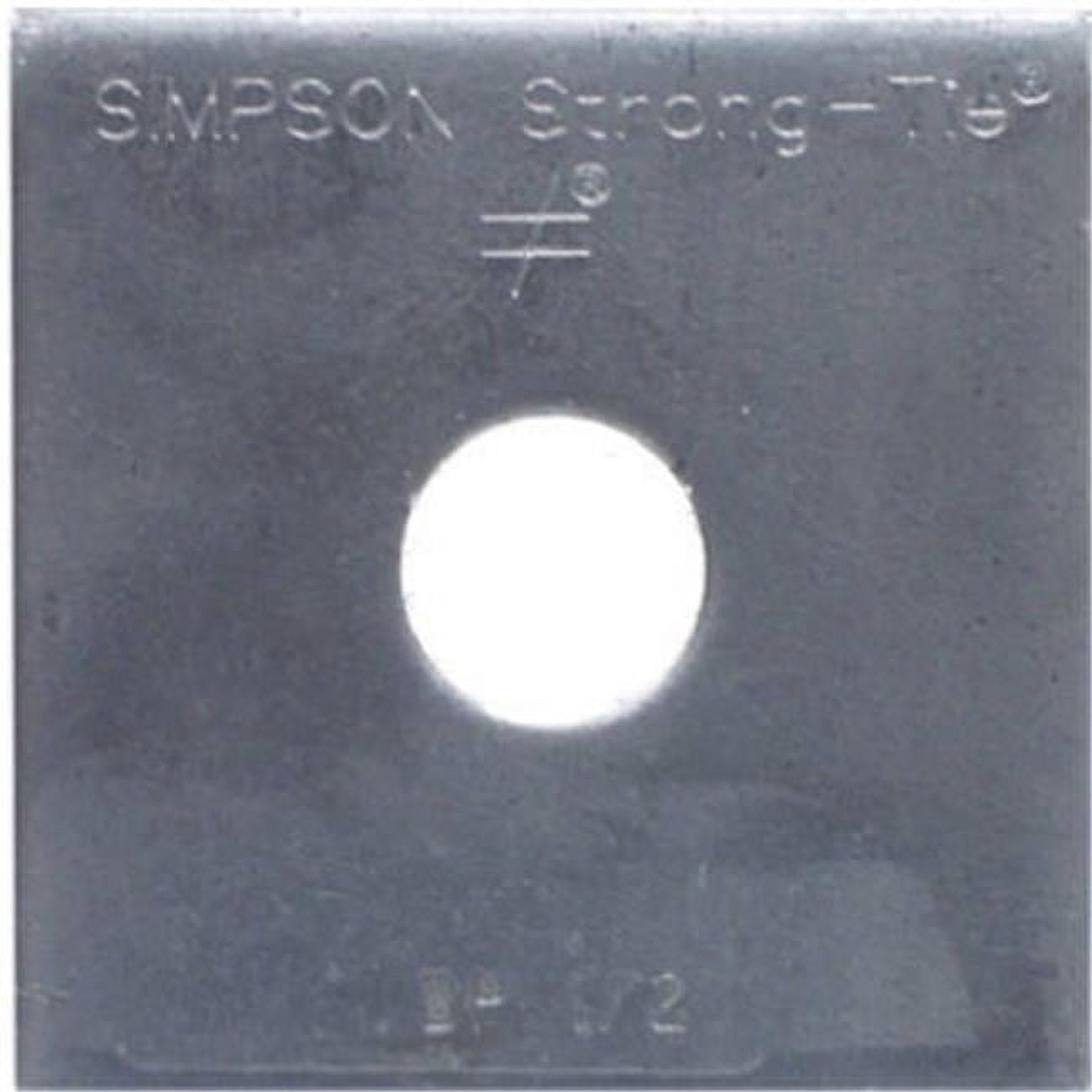 Simpson Strong Tie BP 1-2-R-WEST 0.50 in. in. Bearing Plate- Pack Of ...