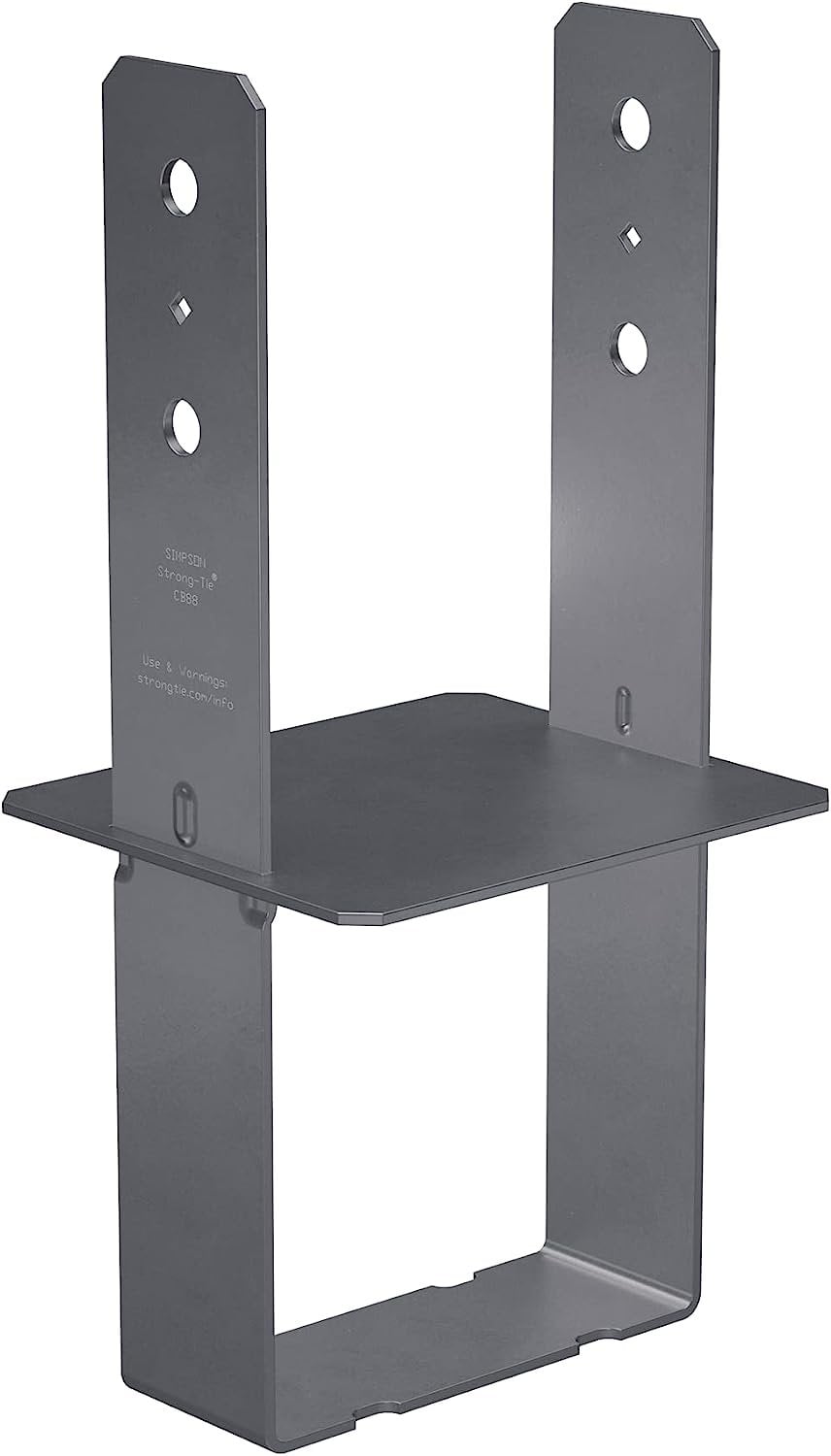 Simpson Strong-Tie CB88 - Column Base for 8x8 - Walmart.com