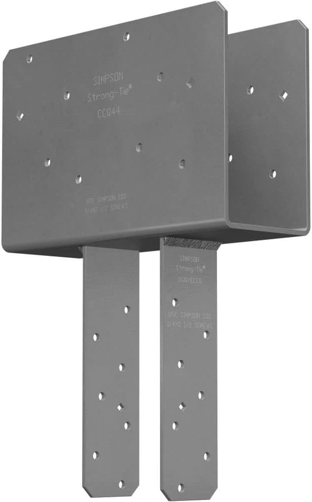 Simpson Strong-Tie CCQ44SDS2.5 - Column Cap for 4x Beam, 4x Post w/ SDS ...