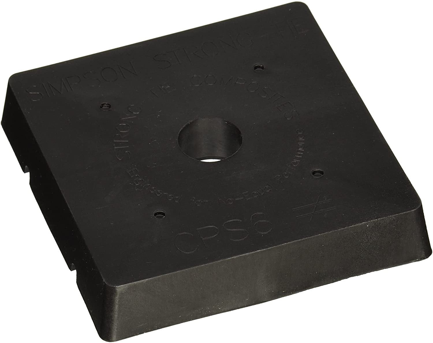 Simpson Strong Tie CPS6 6x6 Composite Plastic Standoff 25-per Box ...