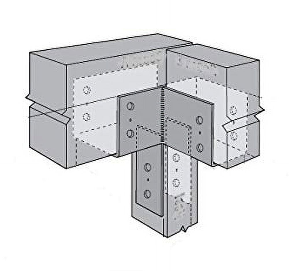 Simpson Strong-Tie ECCLR666 & ECCLL666 Column Cap L-Shape Right & Left ...