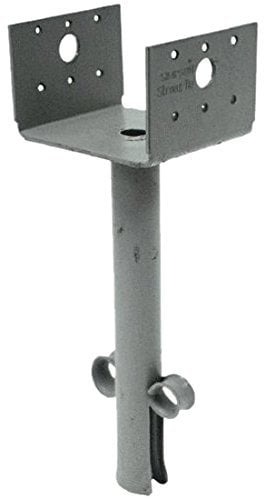 Simpson Strong Tie EPB44 12-Gauge 4x4 Elevated Post Base 10-per Box ...