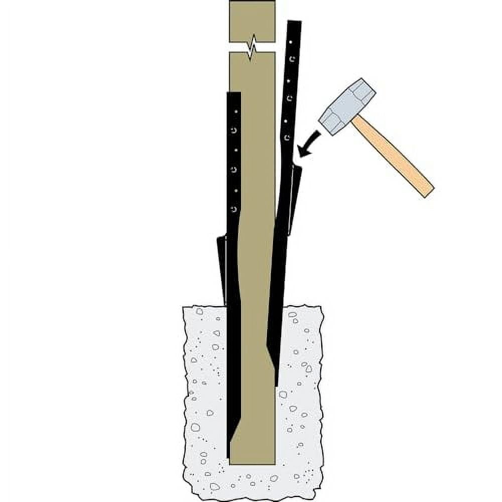 Simpson Strong-Tie FPBM44E E-Z Mender™ 12-Gauge Black Powder-Coated ...