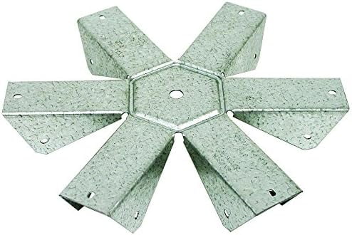 Simpson Strong-Tie GT6Z GT ZMAX® Galvanized 18-Gauge Gazebo Tie for 6 ...