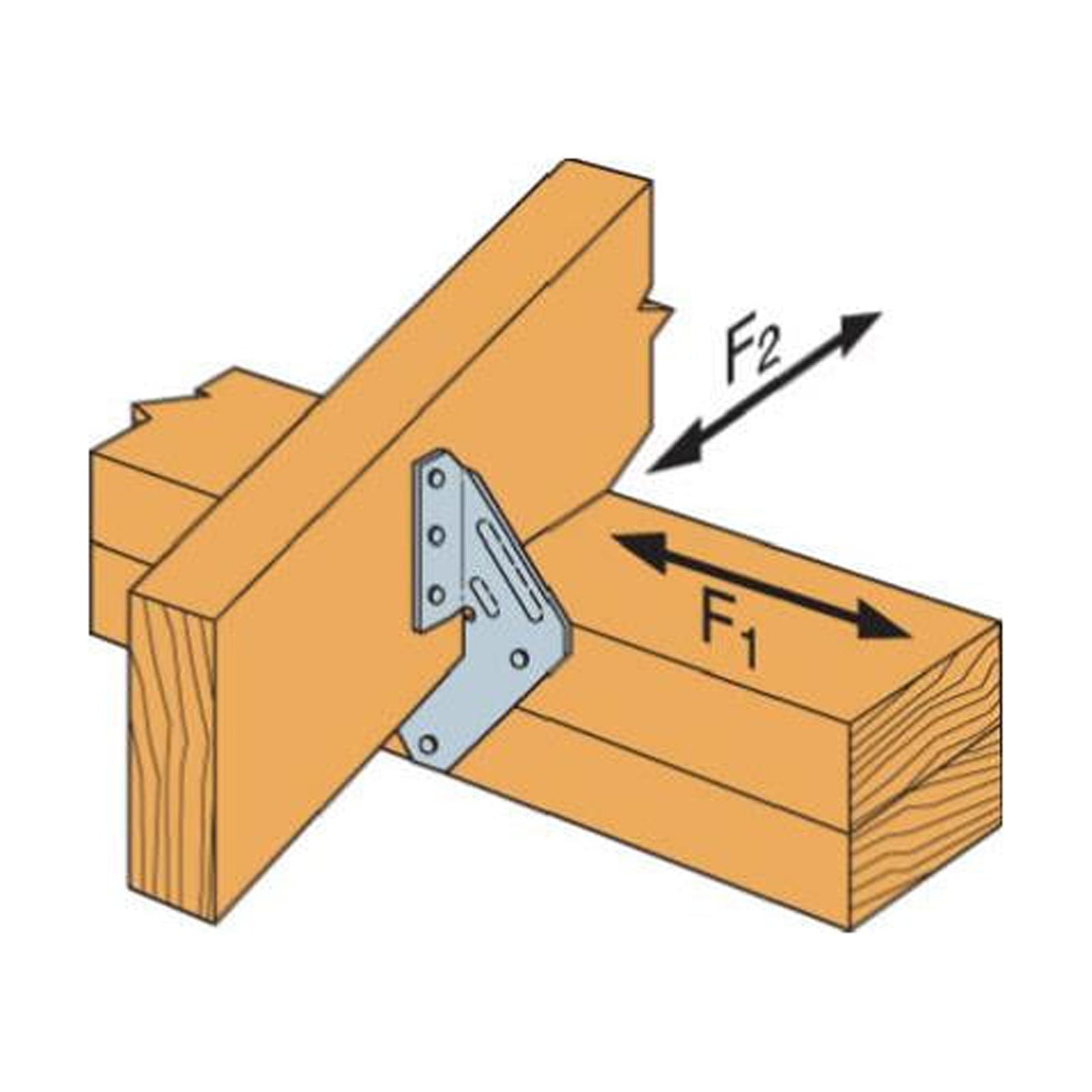 Simpson Strong-Tie H1AZ Hurricane Tie Z-Max For Connecting Trusses ...