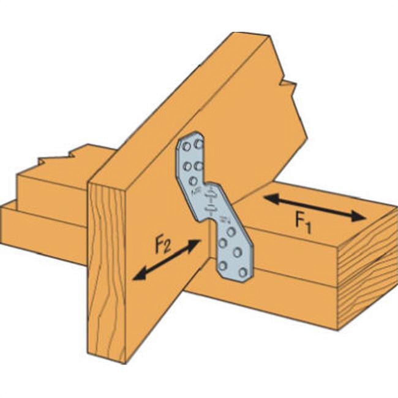 Simpson Strong-Tie H2.5A Hurricane Tie, Galvanized Steel - Walmart.com