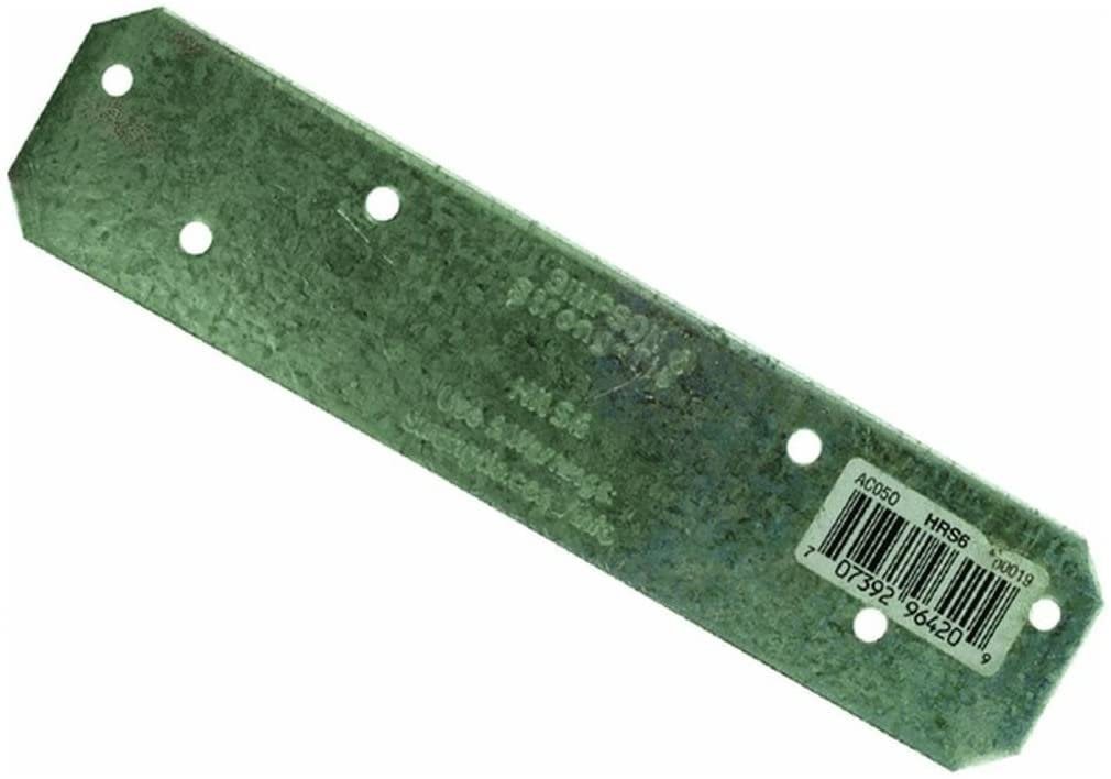 Simpson Strong Tie HRS6 12-Gauge 6 in. Heavy Strap Tie 25-per Box ...