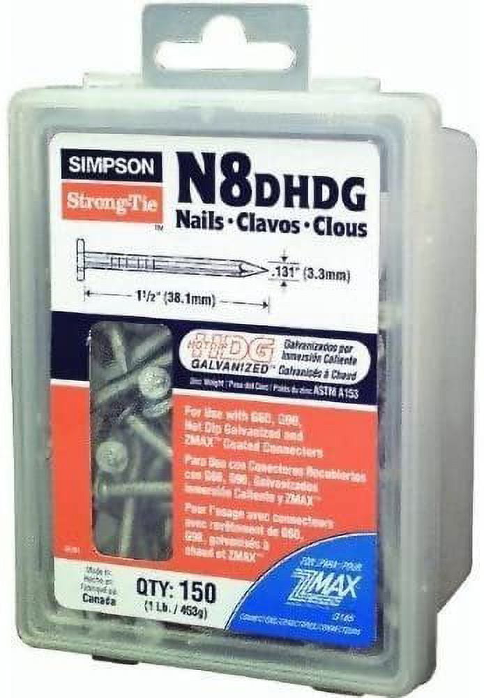 Simpson Strong-Tie Hdg Nails 1-1/2" L 10 Ga Galvanized - Walmart ...