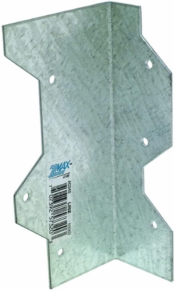 Simpson Strong-Tie L Angle 5" L 16 Ga Zmax Fasteners 6-10d - Walmart.com