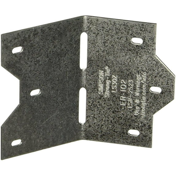 Simpson Strong Tie LS30Z ZMAX Galvanized 18-Gauge 3-3/8-Inch Adjustable ...