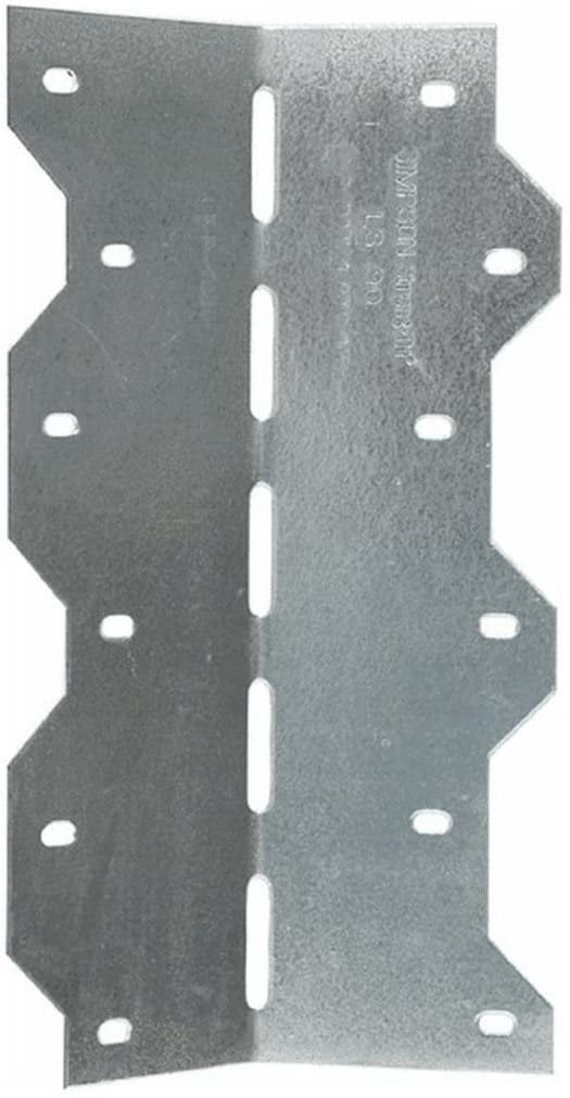 Simpson Strong Tie LS90 18-Gauge 7-7/8 in. Adjustable L-Angle 50-per ...