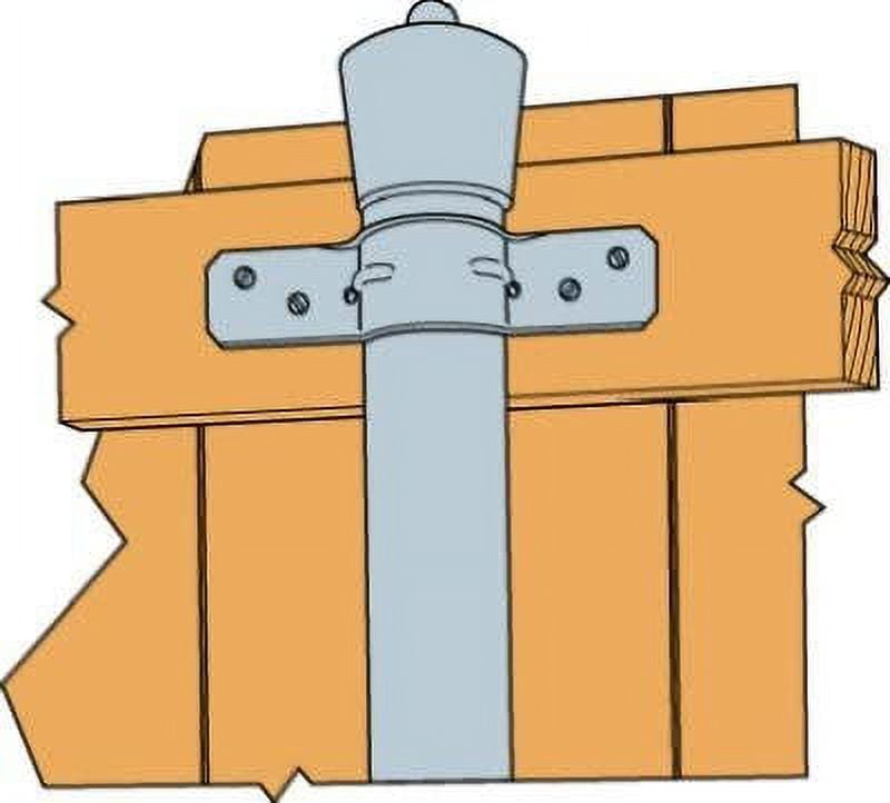 Simpson Strong Tie PGT2Z-R 2-3/8" Pipe Grip Tie - Walmart.com