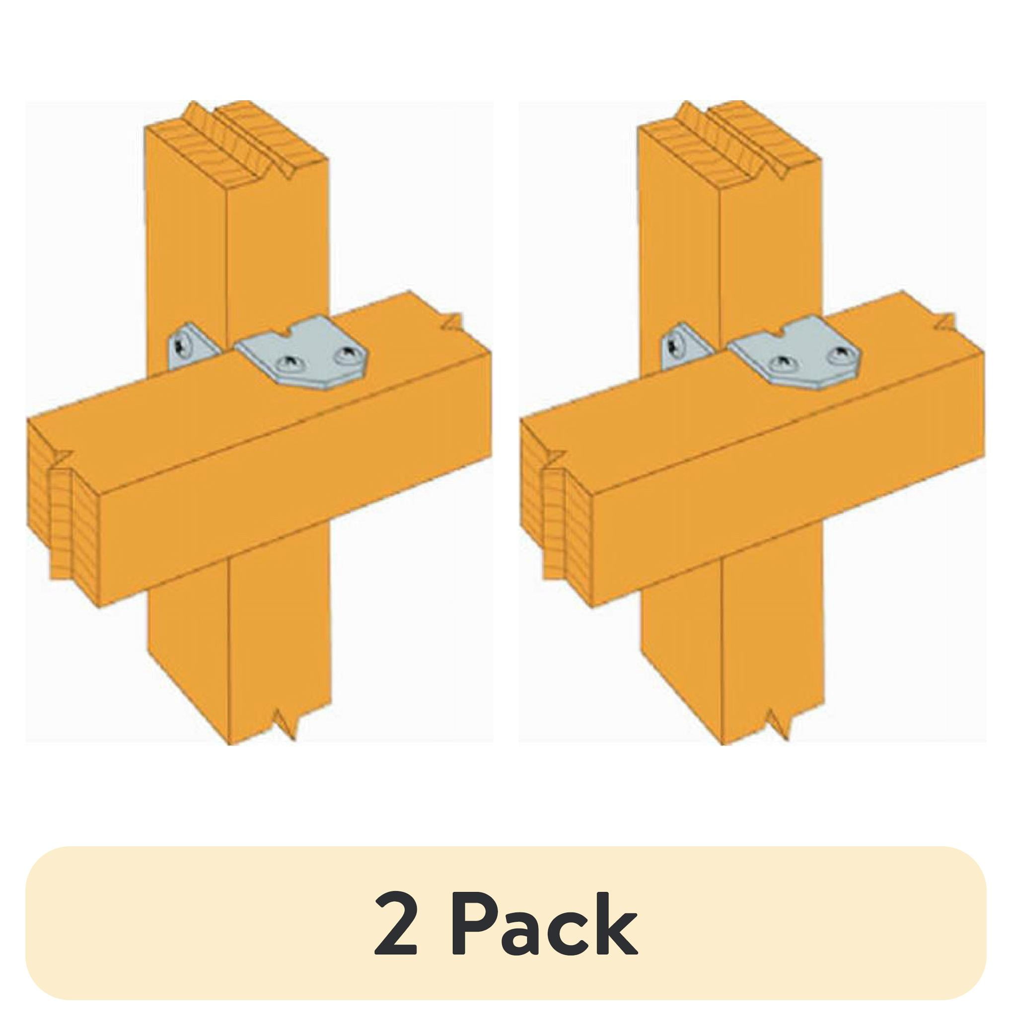 (2 pack) Simpson Strong-Tie 2 in. H X 2 in. W 20 Ga. Galvanized Steel ...