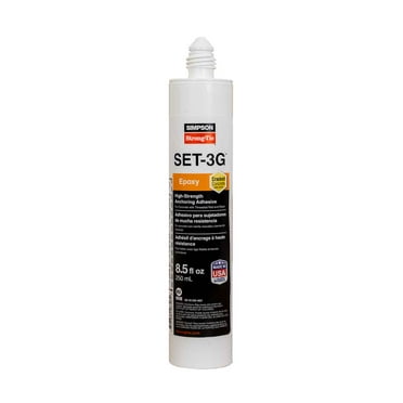 Simpson Strong-Tie SET-3G Plastic Concrete Anchoring Epoxy Paste ...