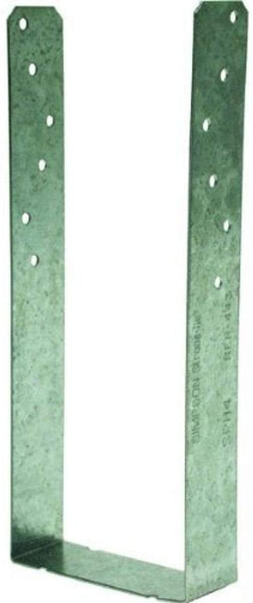 Simpson Strong Tie SPH4 ZMAX Galvanized 18-Gauge Stud Plate Tie 100-per ...