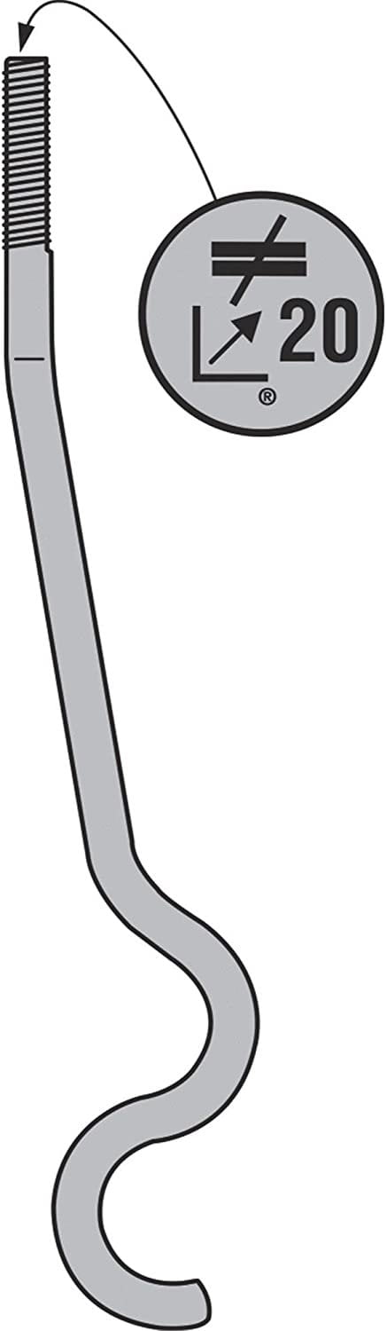 Simpson Strong Tie SSTB20 5/8-Inch diameter by 21-5/8-Inch Anchor Bolt ...