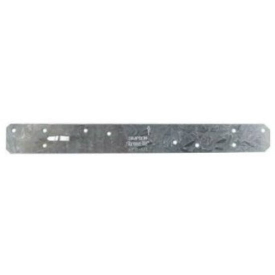 Simpson Strong-Tie ST9 Galvanized Strap Tie, 16-Gauge,1-1/4" W x 9" L ...