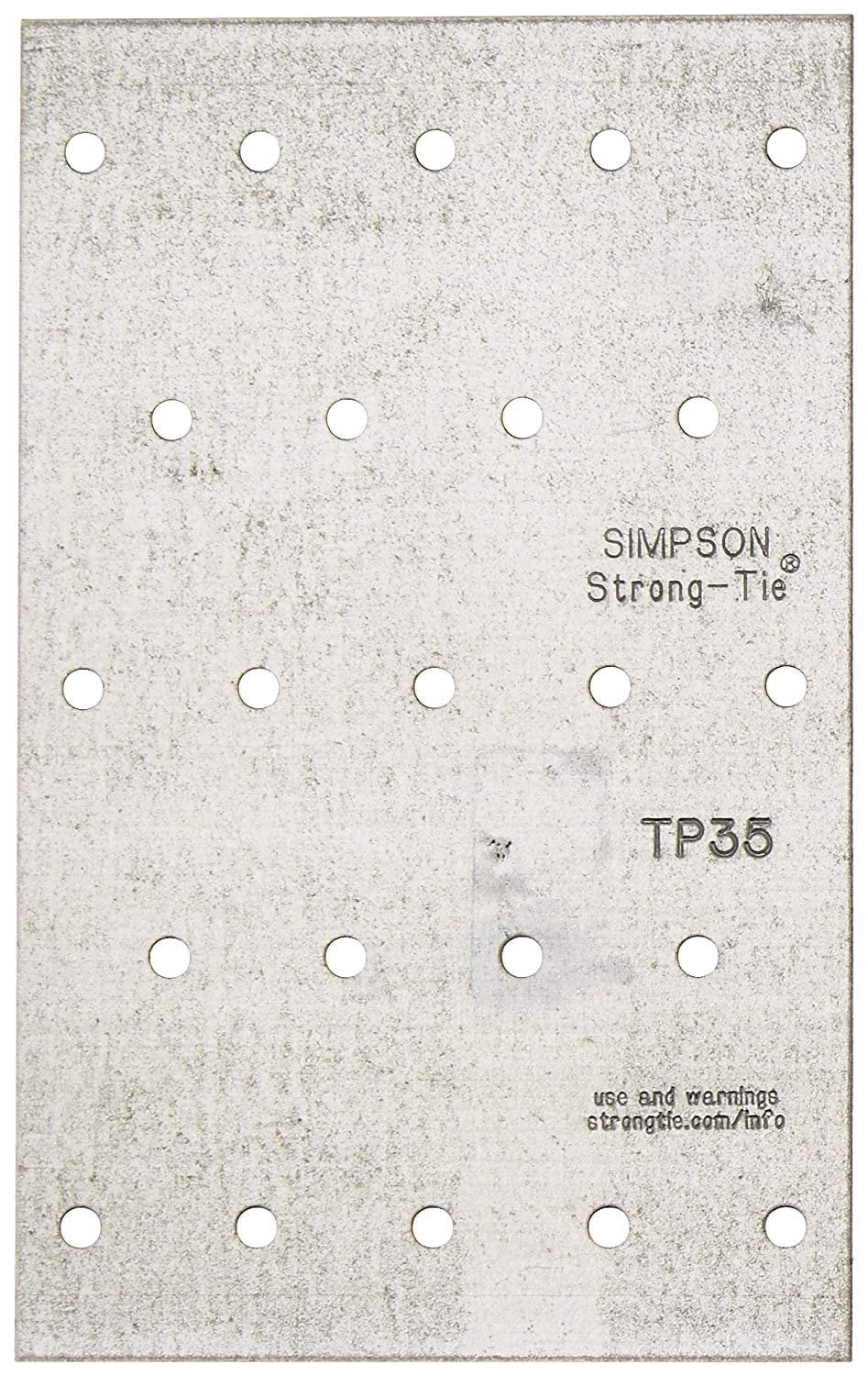 Simpson Strong Tie Simpson Strong Tie TP35 3-1/8-inch by 5-inch Tie ...