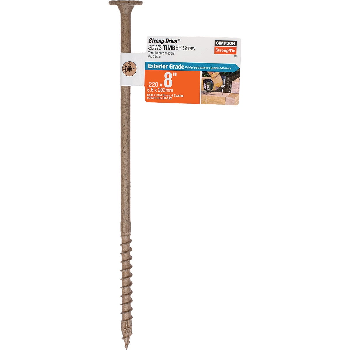 1PC Simpson Strong-Tie Strong-Drive Timber Structure Screw - Walmart ...