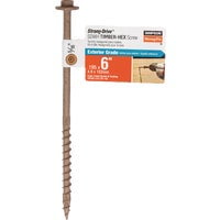 Simpson Strong-Tie Strong-Drive Timber-Hex Structure Screw 6" STRUC ...