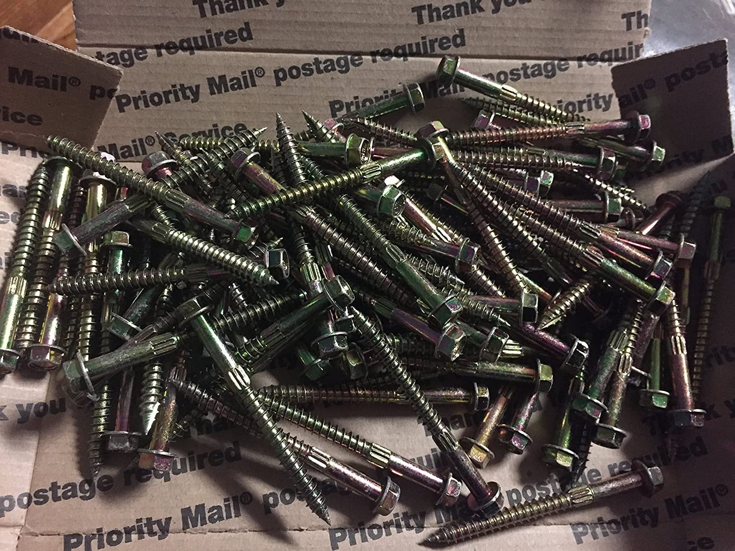 Simpson Structural Screws SDS25300-R25 1/4-Inch by 3-Inch with 2-Inch ...