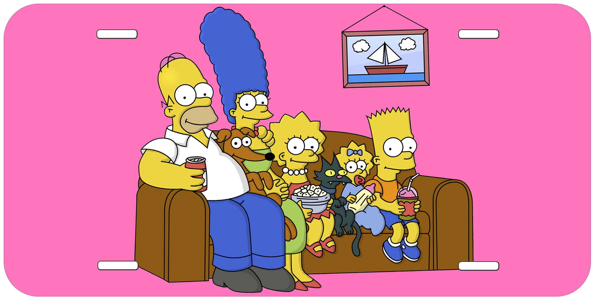 Simpson TAG04 Novelty Car Auto License Plate - Walmart.com