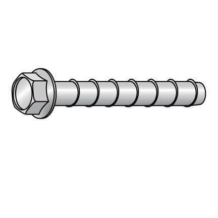 Simpson TITEN HD 3/8 X 4 Dia. TITEN HD Anchor THD37400H 50/Each ...
