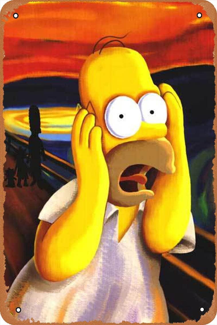 Simpsons 200 Pieces Wooden Puzzles For Adults- Homer Simpson Frightened ...