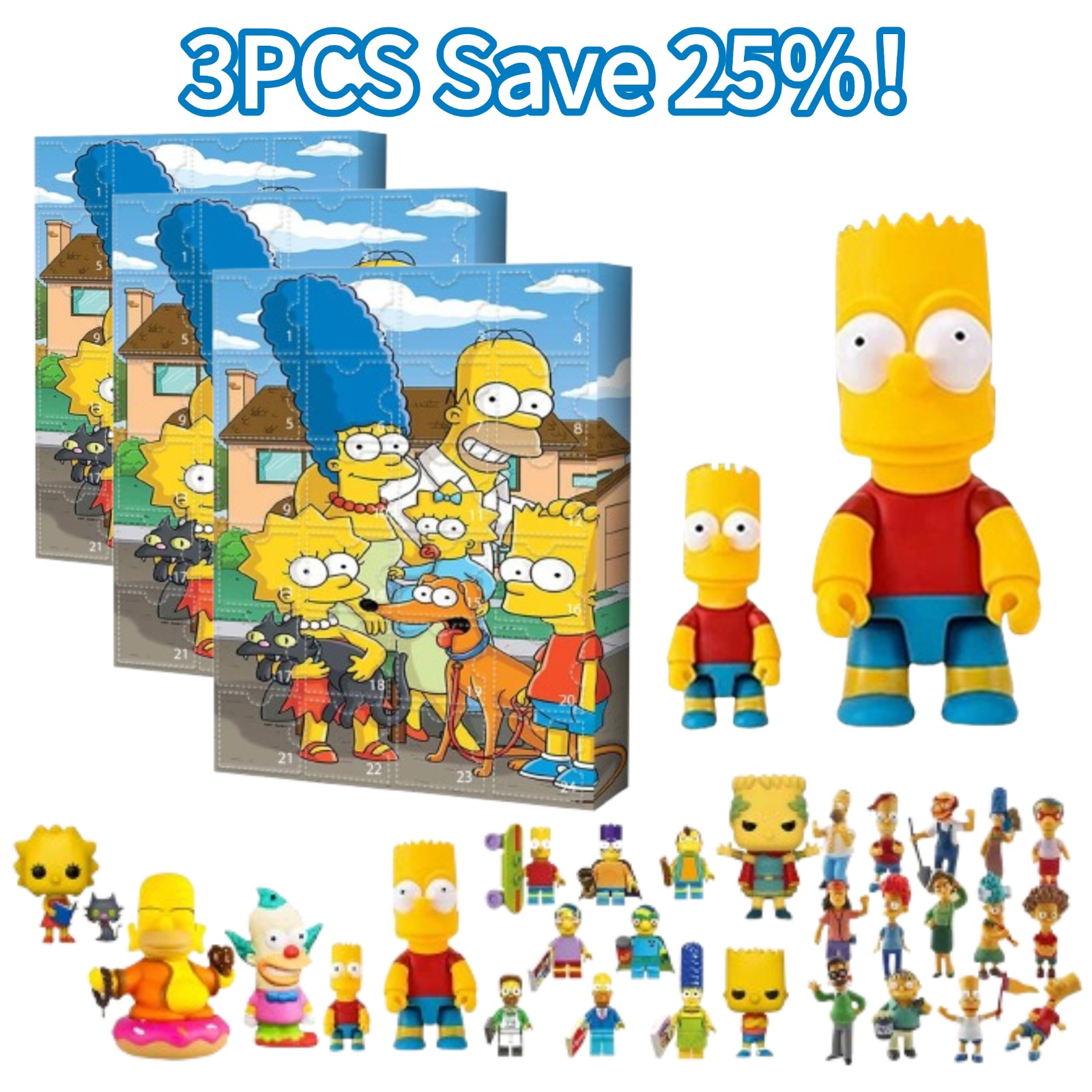 The Simpsons 2025 Christmas Advent Calendar - 24 Day Christmas ...