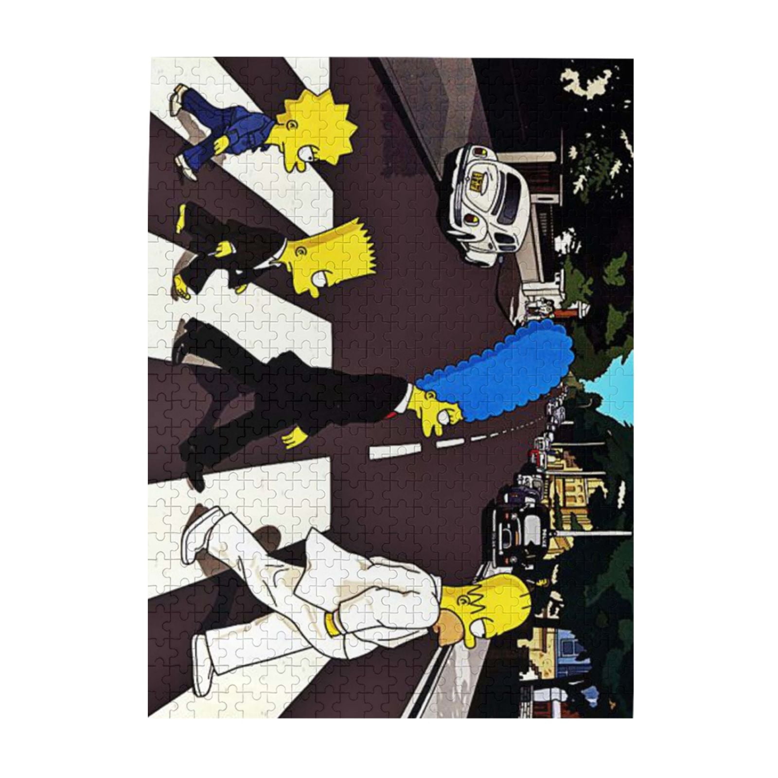 Simpsons 500 Pieces Wooden Jigsaw Puzzle Intellectual Game For Adults ...